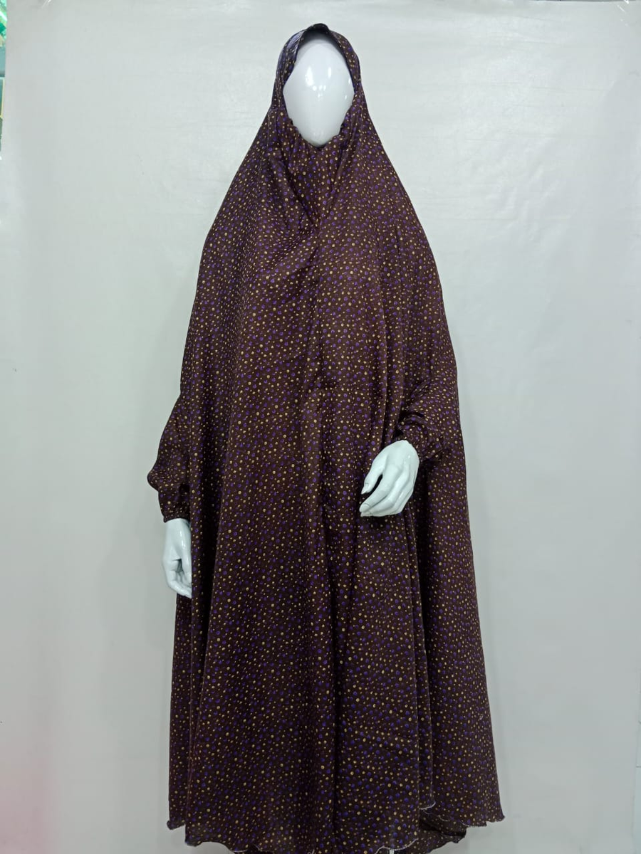 Namaz Chaddar - Maroon Floral – Haya Veil